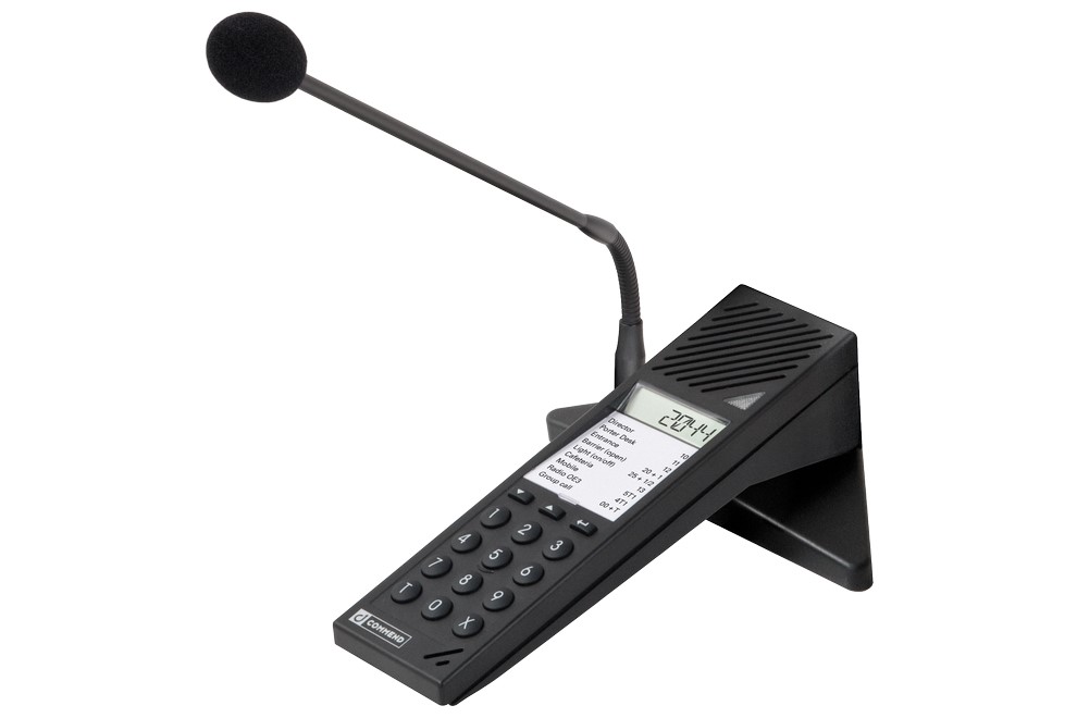 DIGITAL 2-WIRE MASTER STATION WITH GOOSENECK MICROPHONE - Betiss Group